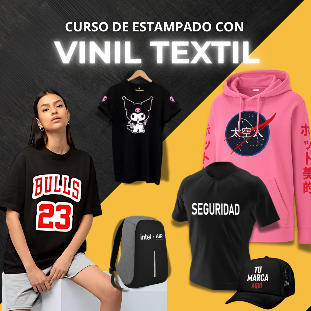 Curso de Estampado en Vinil Textil – Estampado Academy
